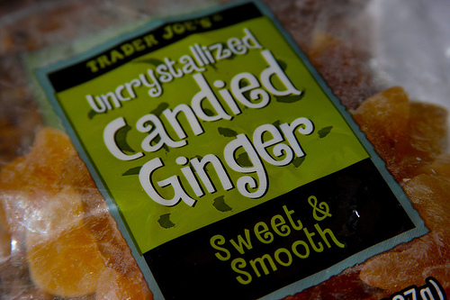 TJ’s Uncrystallized Candied Ginger M.I.A. for months and months ...