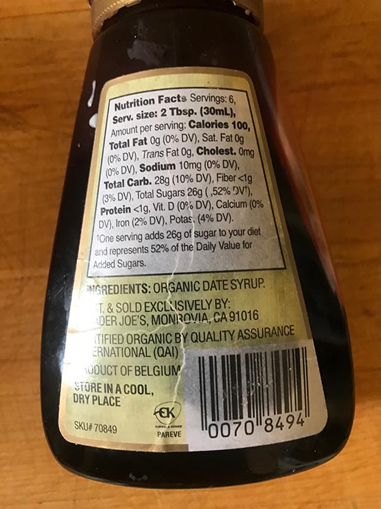 Trader Joe’s ORGANIC DATE SYRUP | Trader Joe’s Rants & Raves (mostly ...