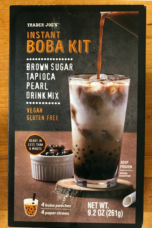 Trader Joe’s BOBA TEA Kit (Brown Sugar Tapioca Pearls Drink) | Trader ...