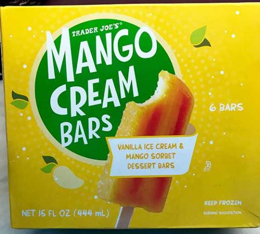 Trader Joe’s MANGO ICE CREAM BARS | Trader Joe’s Rants & Raves (mostly ...