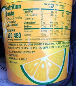 Trader Joe’s CALAMANSI & MANGO SORBET | Trader Joe’s Rants & Raves ...