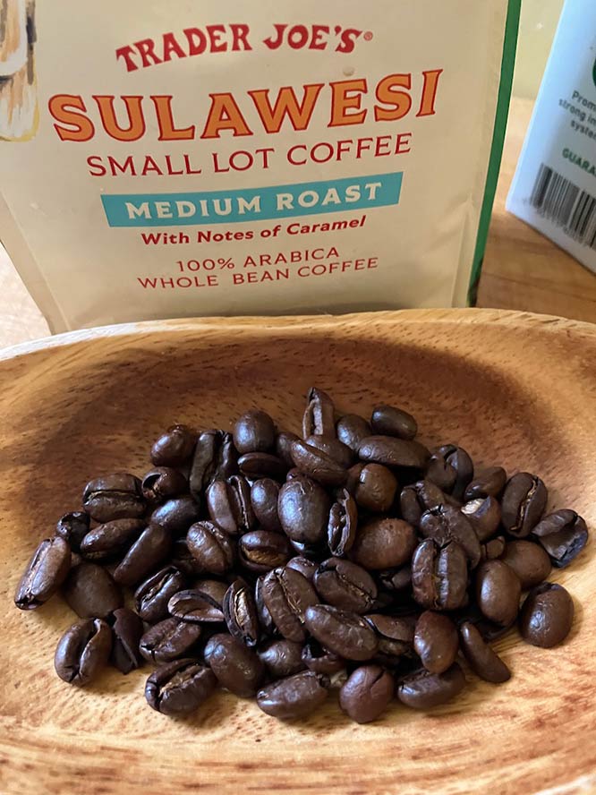 Trader Joe’s SULAWESI SMALL LOT COFFEE, Medium Roast Whole Bean ...